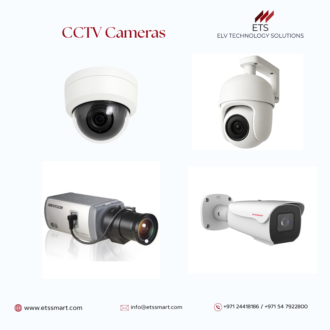 Types of CCTV Camera's in Abu Dhabi - ETS